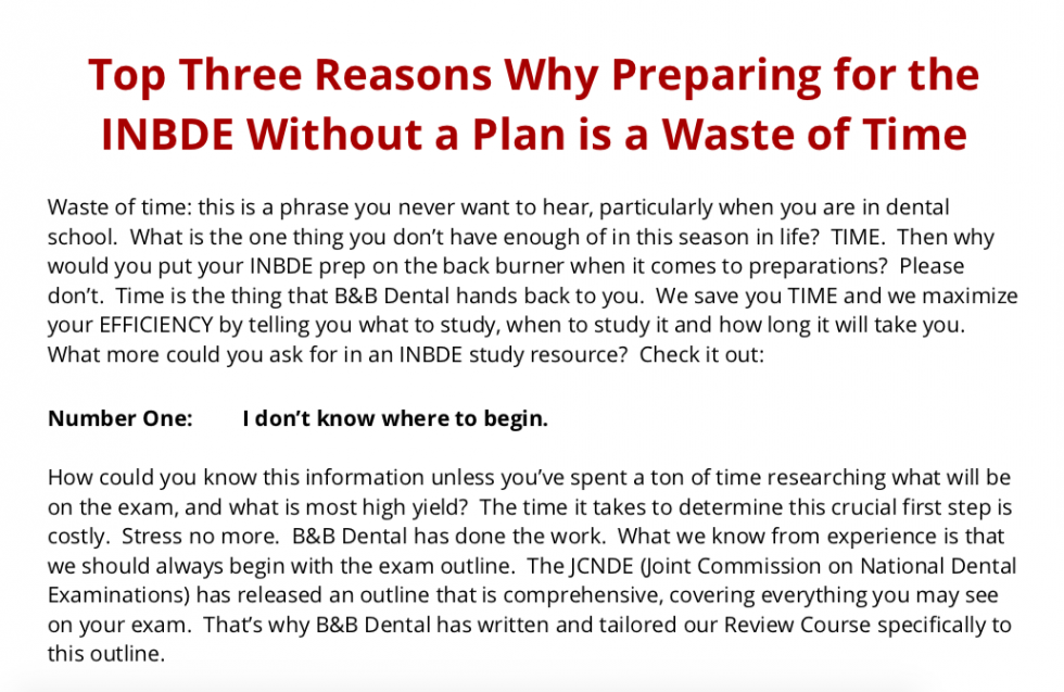 Explore the Course - B&B Dental